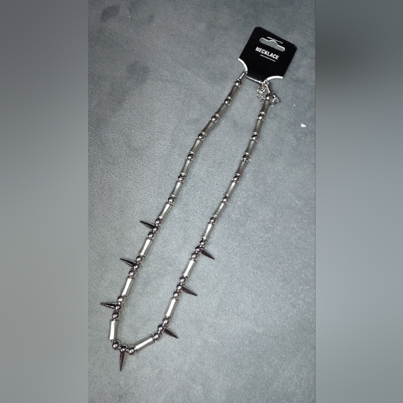 Accessories | New Silver Spike Necklace | Poshmark